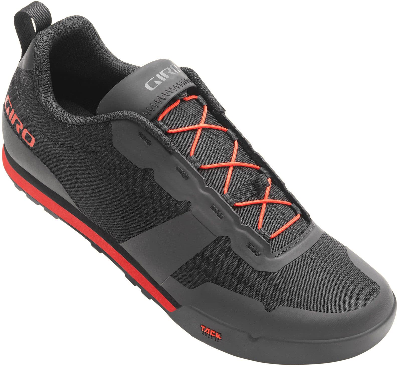Giro Tracker Fastlace - Men's Black/Bright Red (2022) 10.5