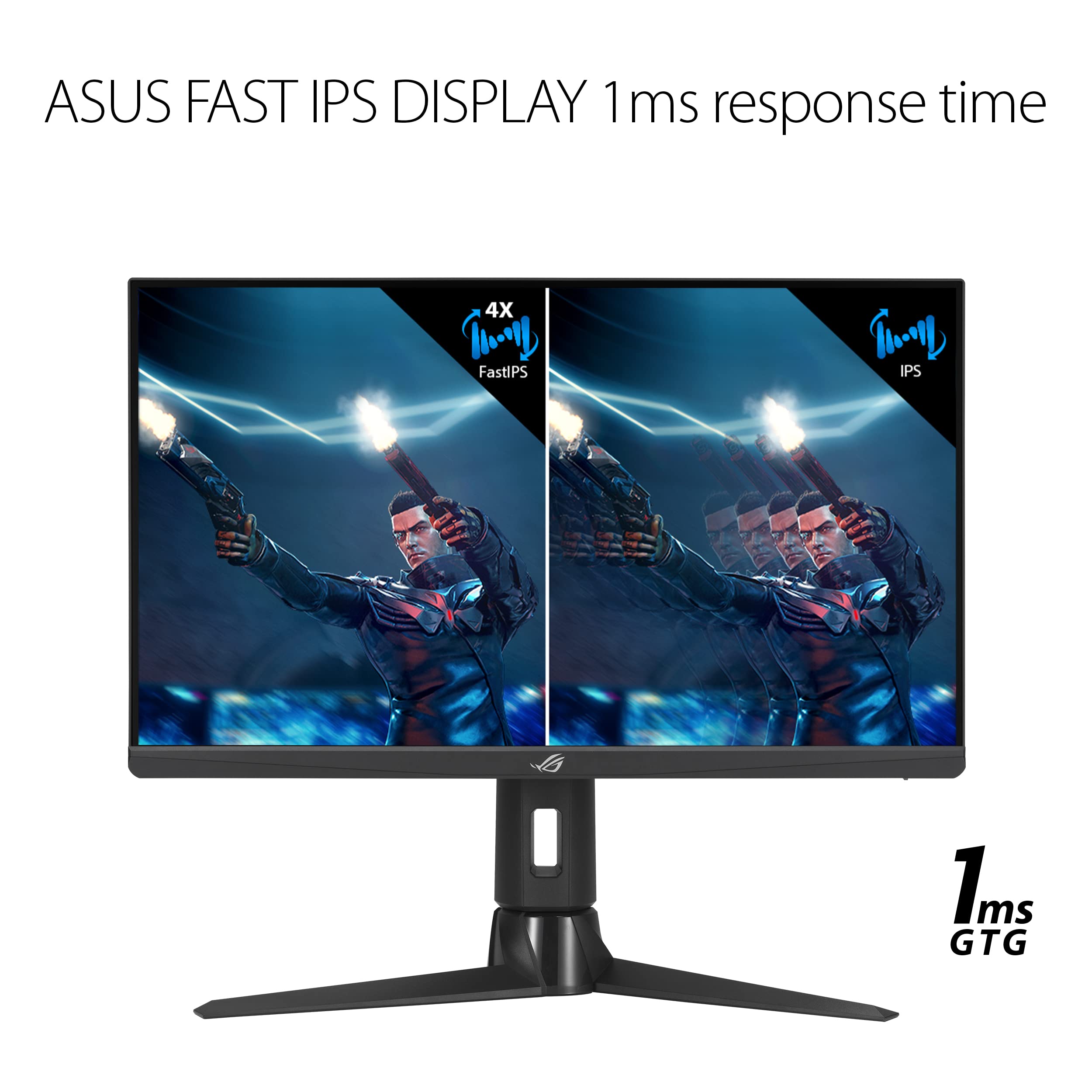 ASUS ROG Strix 24.5” 1080P HDR Gaming-Monitor (XG259CM) - Full HD, Fast IPS, 240Hz, 1ms (Renewed)