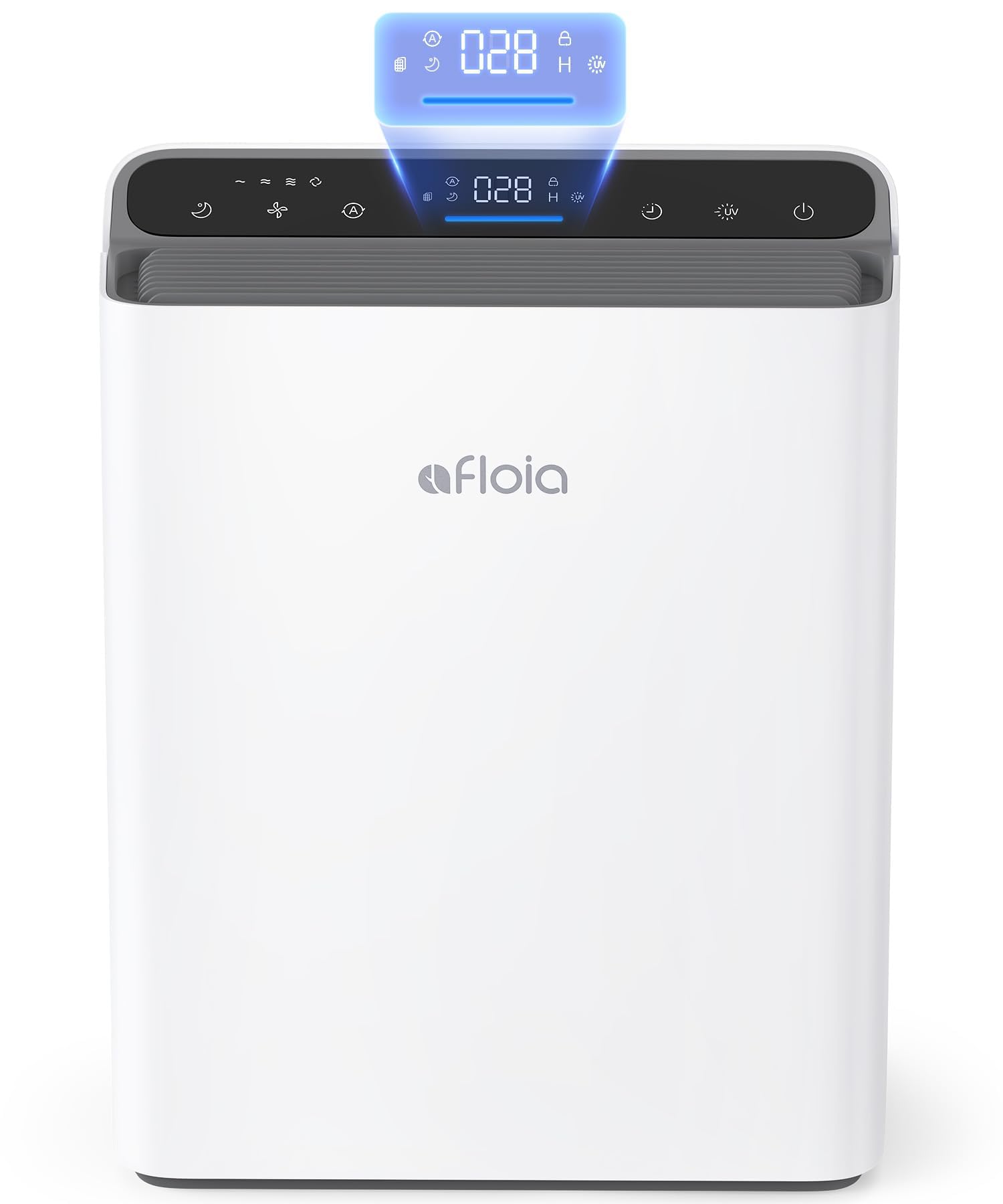 Afloia Air Purifiers for Home Large Room Bedroom Up to 1280Ft² with Laser Air Quality Sensor&Auto Mode, 3-Stage Air Purifier Filter for Pets Dander Pollen Allergies Dust Mold Odor Smoke, Europa