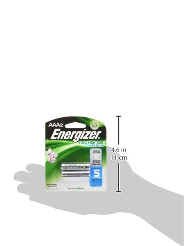 Energizer NH12BP-2 AAA Nickel Rechargeable Battery (2-Pack)