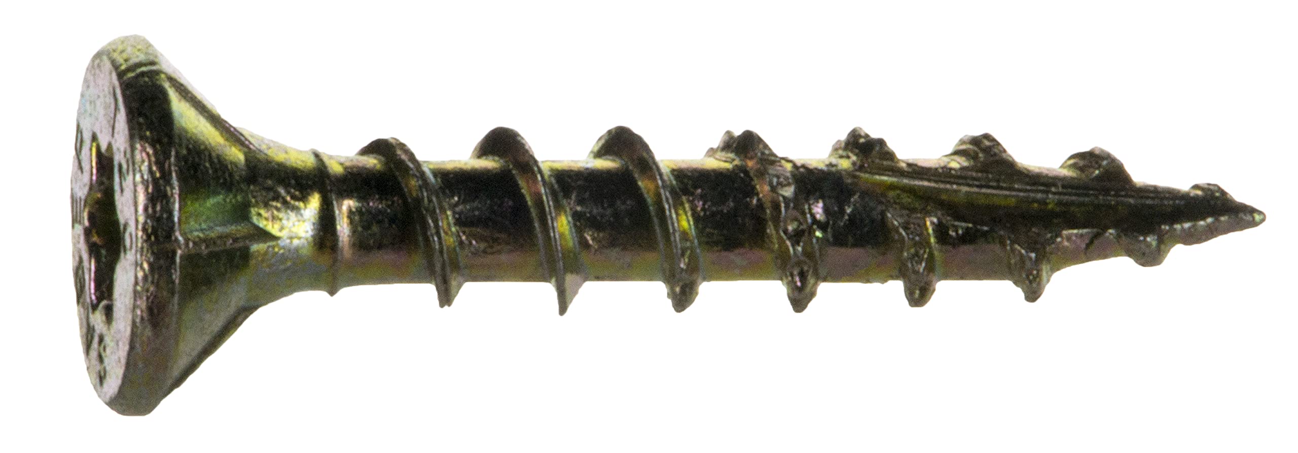 Hard-to-Find Fastener 014973458911 Multi-Purpose Wood Screw, 6 x 1, Yellow, (Pack of 50)