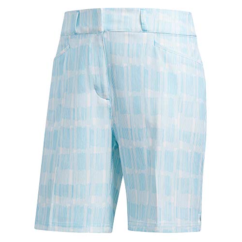 adidas Golf 7" Printed Short, White/Bright Cyan, 2