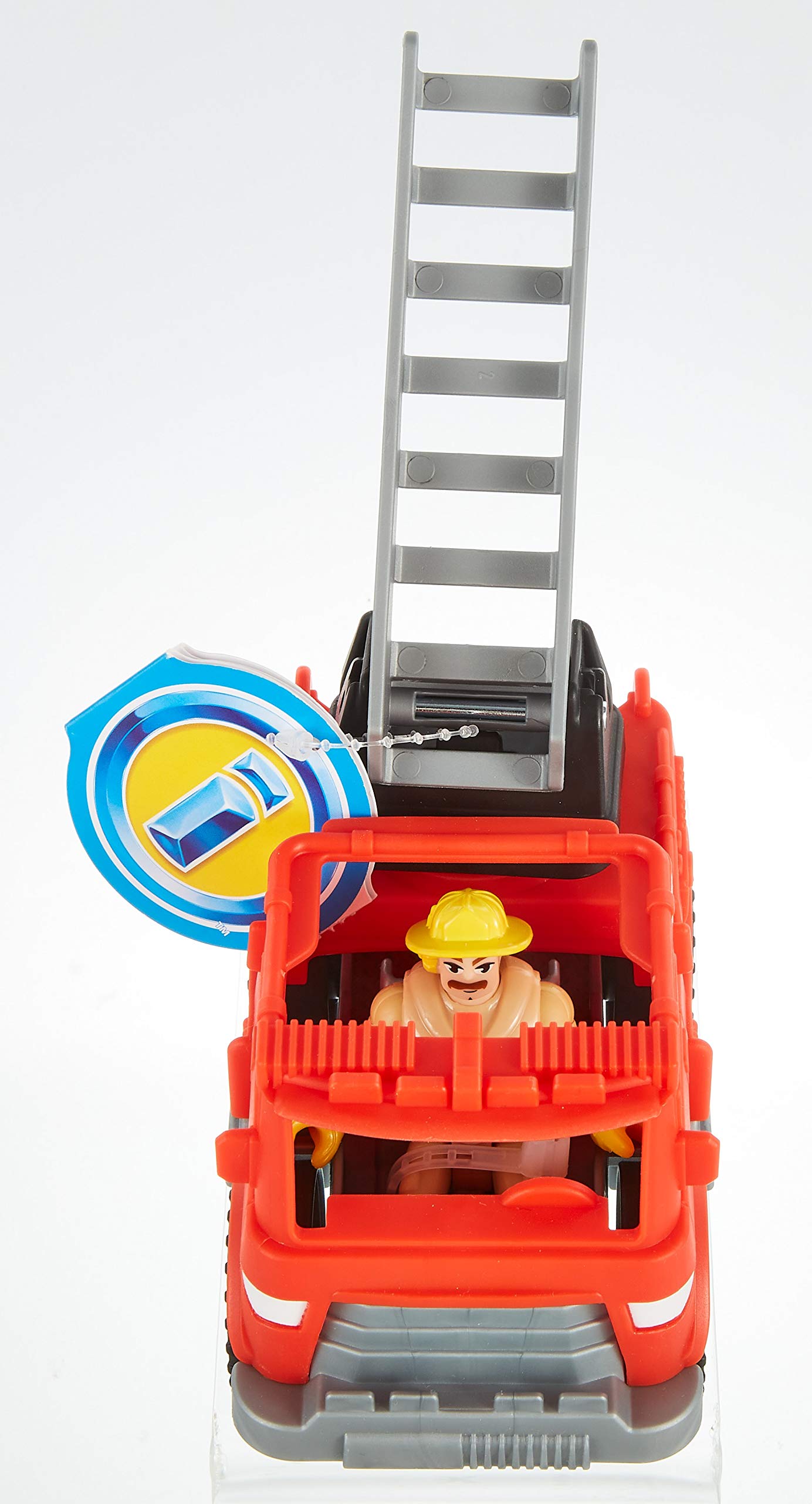 Fisher-Price Imaginext Rescue Fire Truck, Push-Along Vehicle and Character Figure Set for Preschool Kids Ages 3-8 Years
