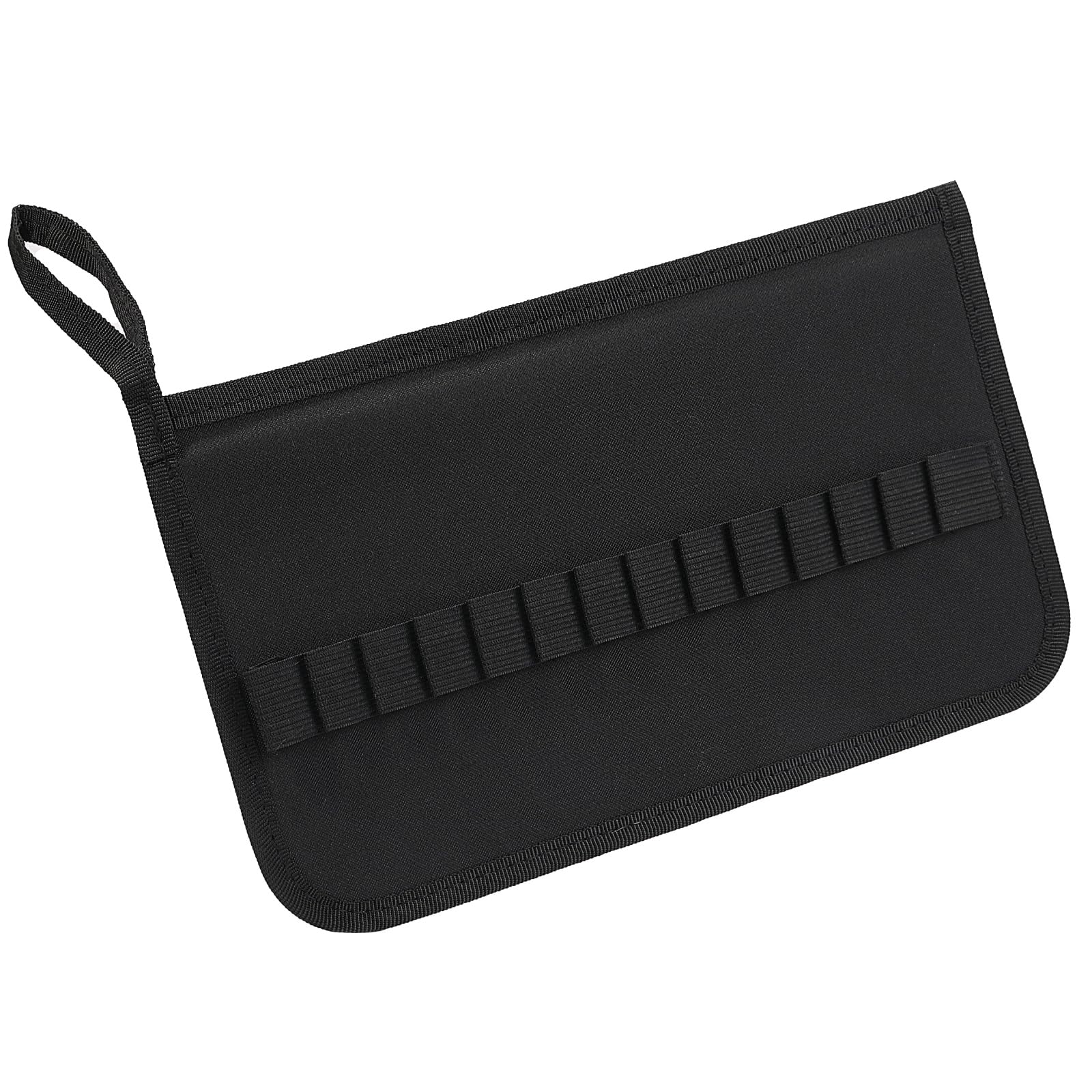 BOMKEE 28 Slots Pencil Sleeve, Binder Pencil Case Inner Page Carrying Pen Pad Fit for Cosmetic Brush, Crayon, Color Pencil, Gel Pen