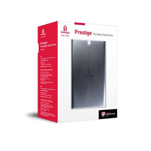 Iomega Prestige 500 GB USB 2.0 Portable External Hard Drive 34169