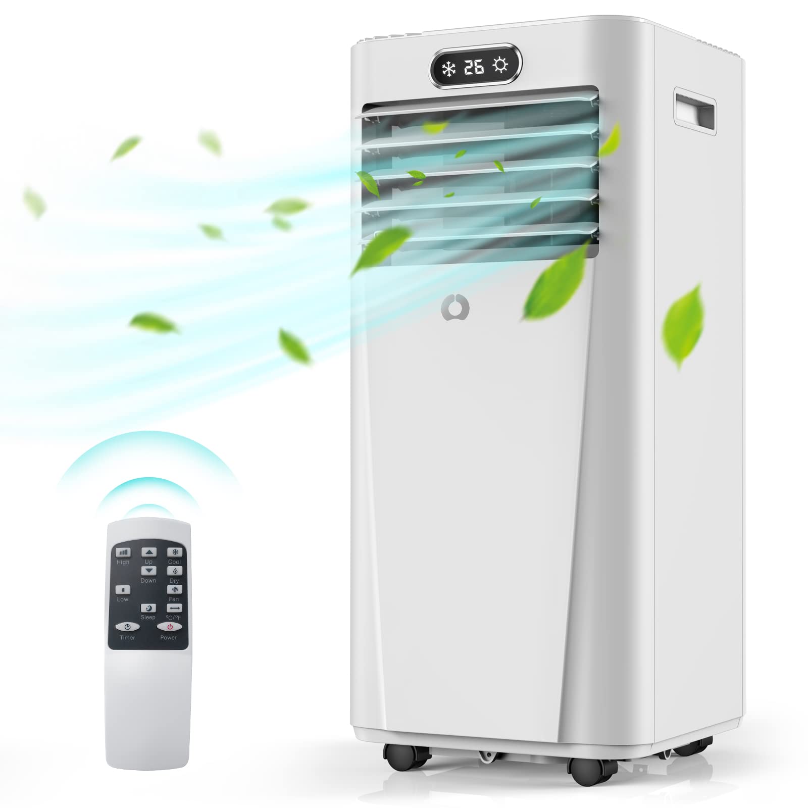 AirOrig Portable Air Conditioners 8000 BTU with Dehumidifier, Fan, Cool Modes, 3-in-1 Portable AC Unit for Rooms up to 350 sq.ft with Remote Control Includes Window Mount Kit