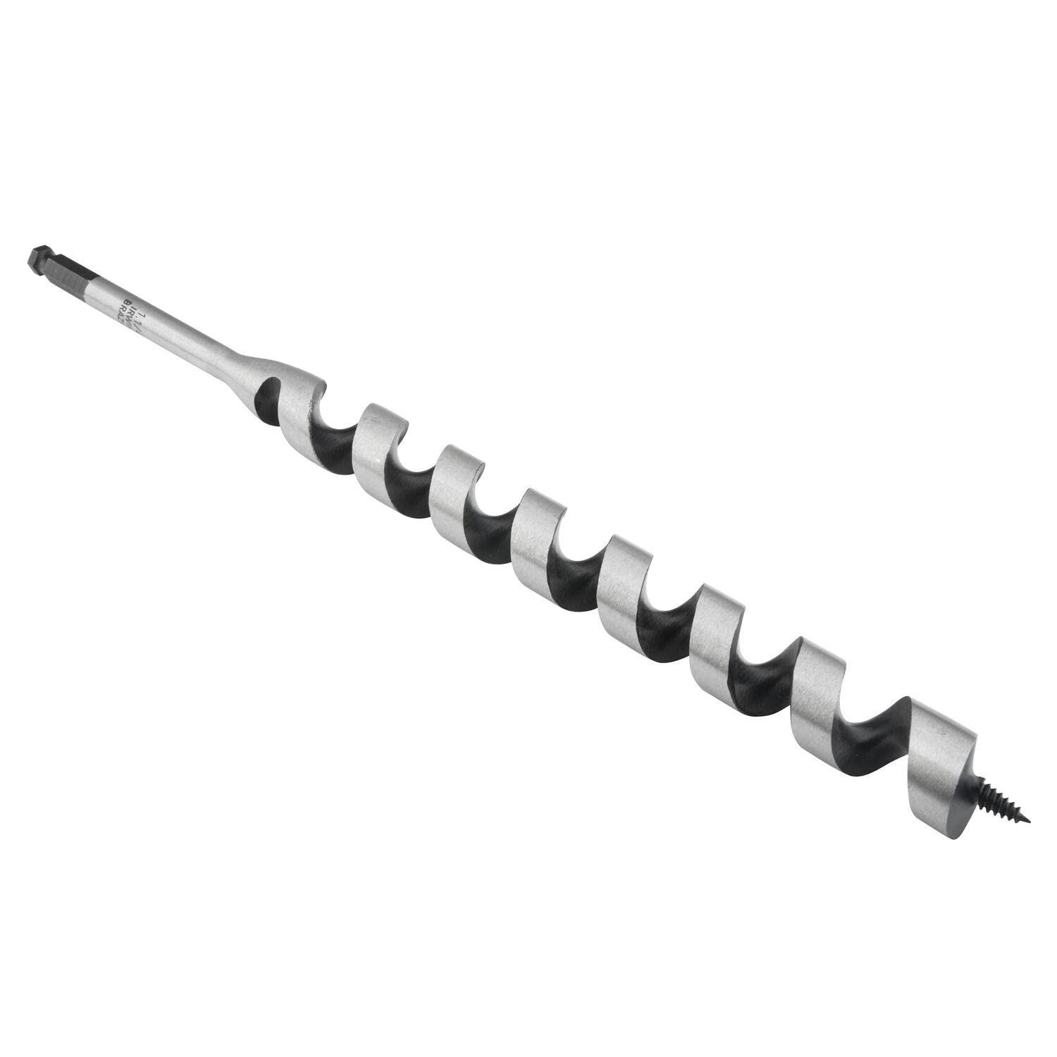 IRWIN WeldTec Auger Wood Drill Bit 1-1/4" X 17" (3043015), Black