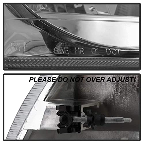 ACANII - For Chrome 1997-2003 Ford F150 Expedition Lightning Style Headlights w/Corner Signal Lights Lamps 4pcs Set
