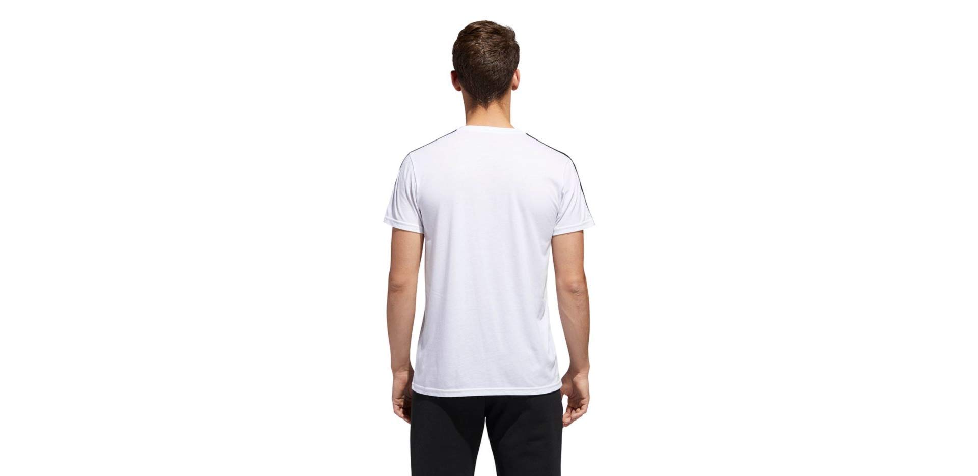 adidas Men's Athletics Badge of Sport International Tee, Pure White, Medium