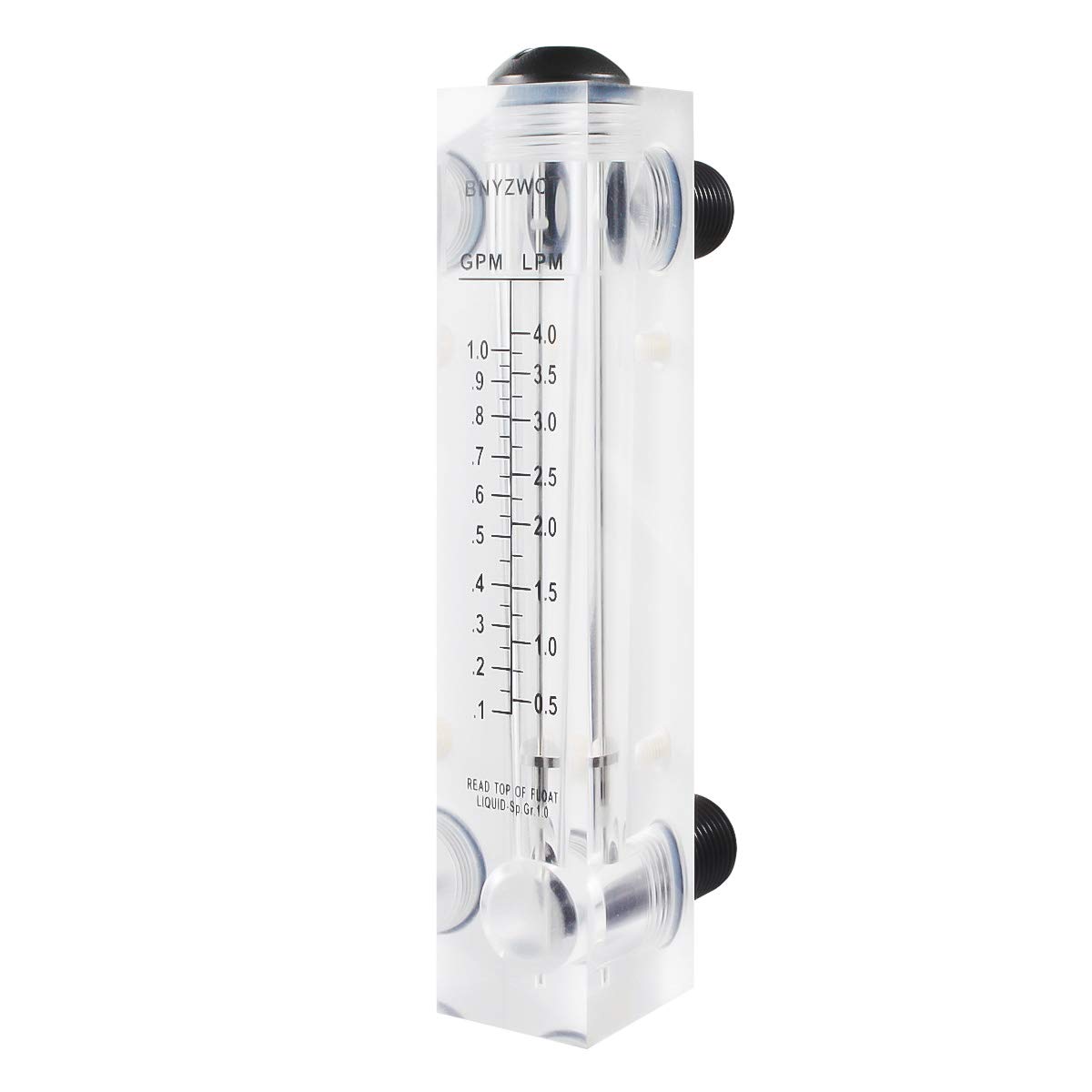 BNYZWOT Tubig Liquid Daloy ng Metro Flowmeter 1/2 PT Thread M-15 0.1-1GPM 0.5-4LPM