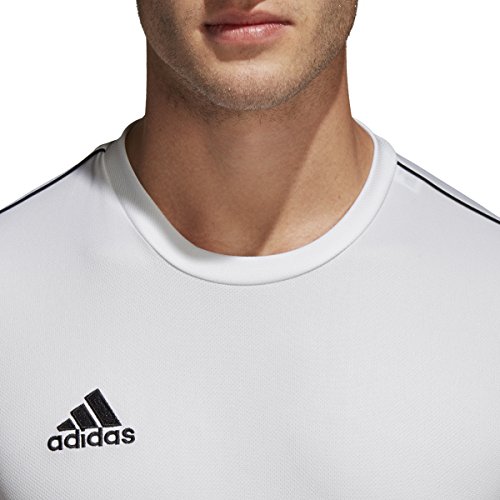 adidas Men's Core 18 Training Jersey, White/Black, Medium