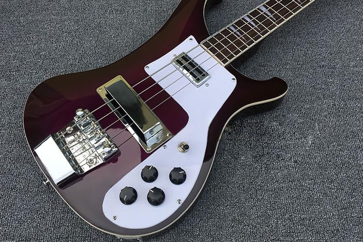 Fixed Metal Bass Guitar Bridge 4 String with Tool Set Hardtail Saddle Bridge for Rickenbacker Guitar parts