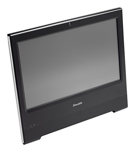 Shuttle XPC AIO X50V6 BLACK Intel Celeron 3865U Kabylake All-In-One Barebone PC, Fanless, IP54 Certified, VESA compatible