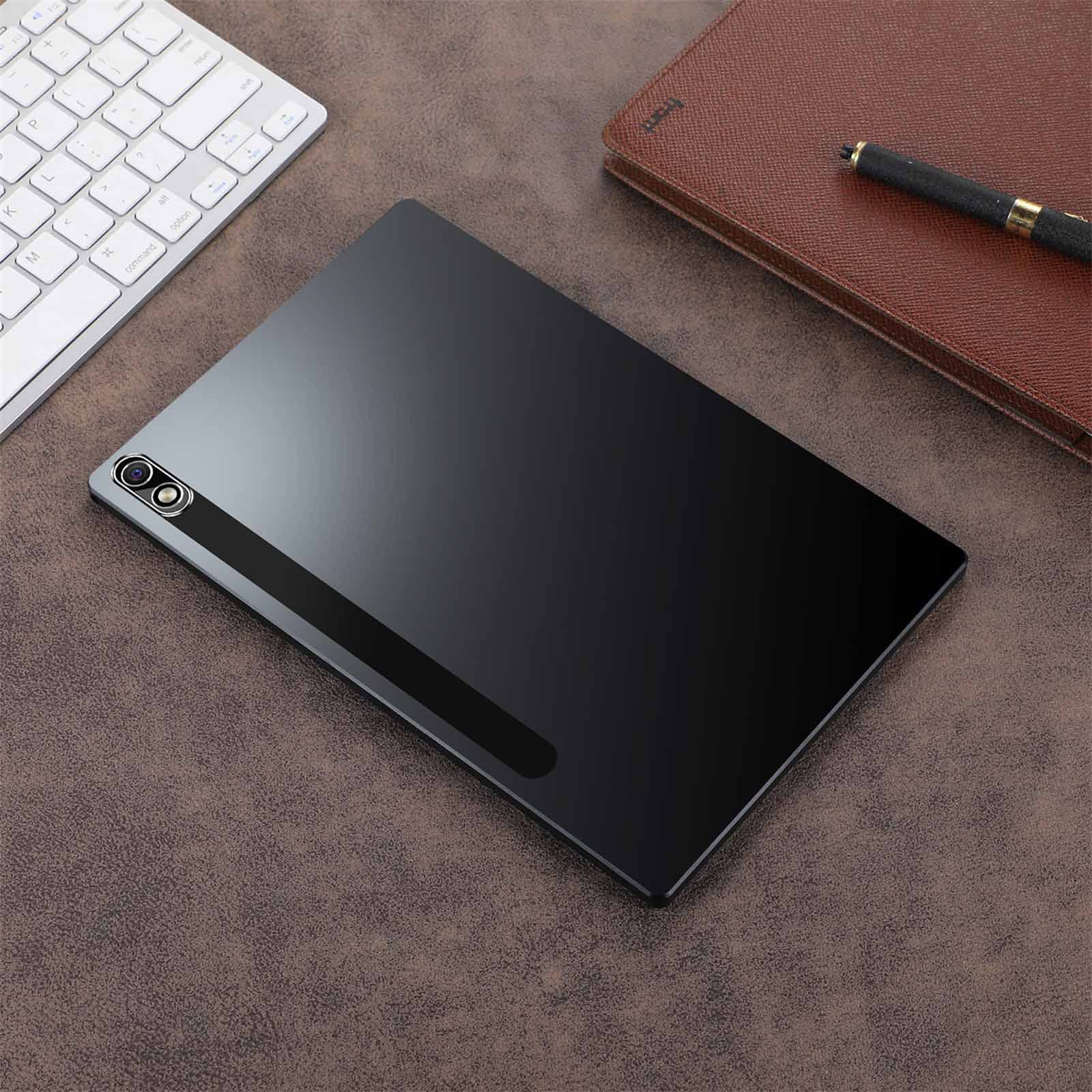 Android 10.0 Tablet, All-New Fire 10.1" 2.5D Octa Core Unlocked Phablet, WiFi Blue-Tooth Tablet, IPS HD Display, Built-in 4000mAh Battery, Dual Sim & Camera, 4G + 32G, US Plug (Black)