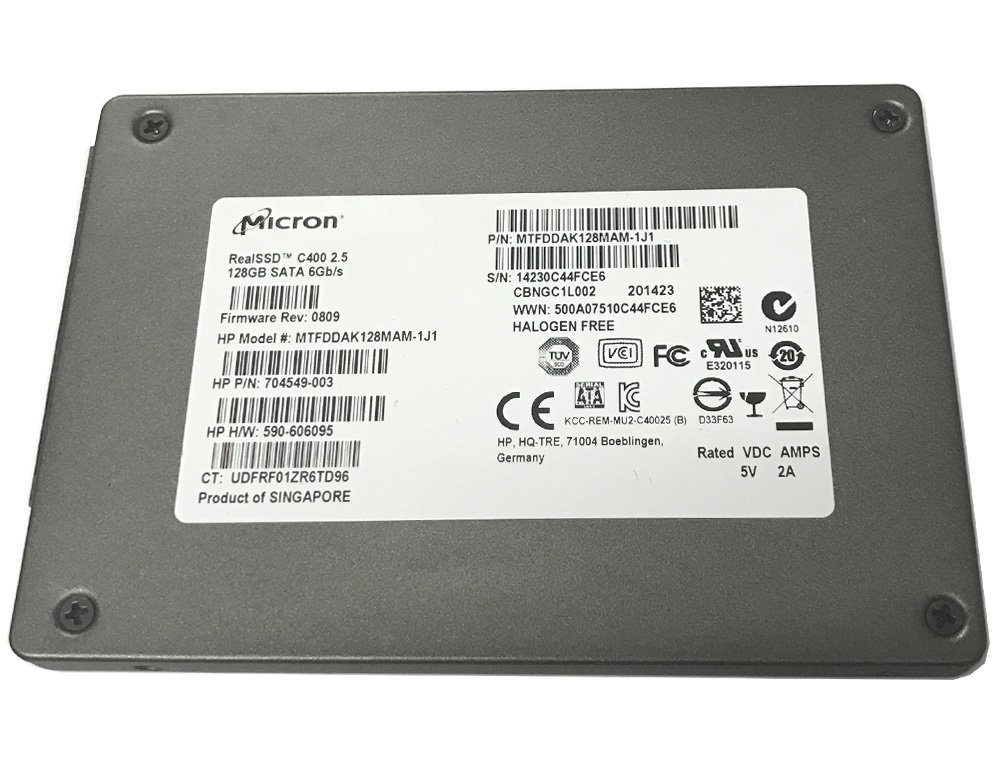 Micron RealSSD C400 128GB 2.5-inch SATA III MLC (6.0Gb/s) Internal Solid State Drive (SSD) MTFDDAK128MAM-1J1 - New OEM w/ 3 Years Warranty