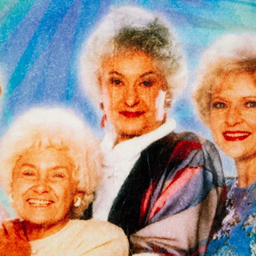 The Golden Girls Raschel Fleece Throw Blanket | Plush Soft Polyester Cover for Sofa and Bed
