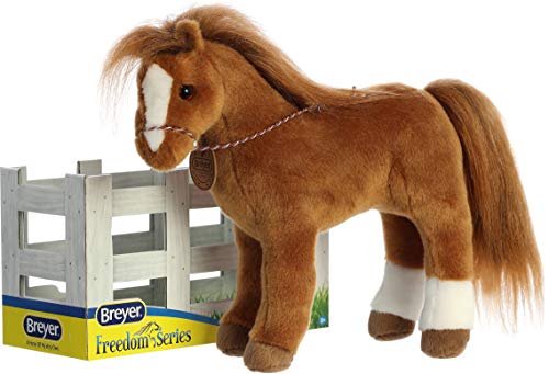 Breyer Aurora® Exquisite Quarter Horse Stuffed Animal - Realistic Detailing - Imaginative Play - Brown 13 Inches