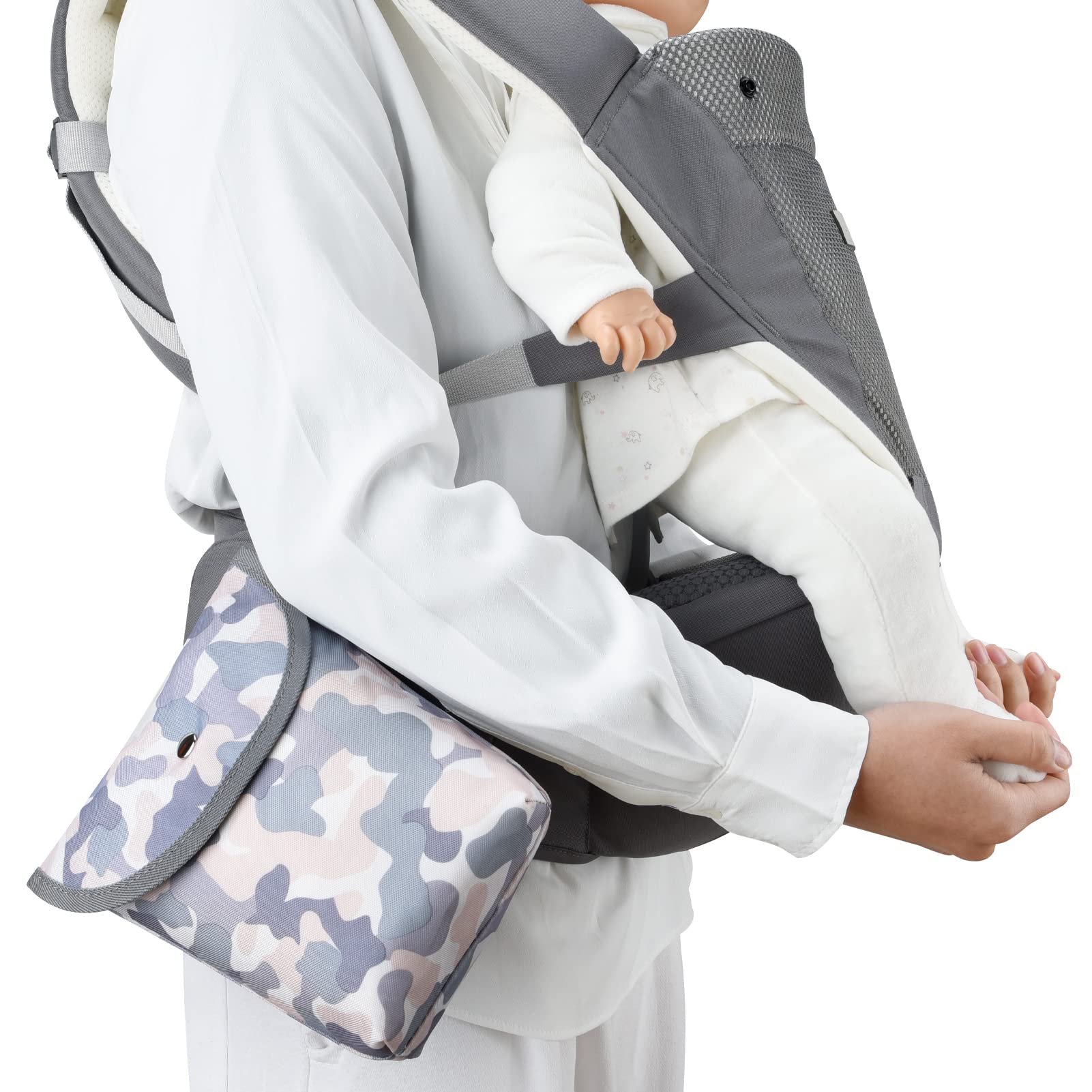 Bebamour Diaper Bag Organizing Pouches Portable Diaper Bag Organizer Insert Diaper Bag Accessories Snacks Diaper Bag Insert (Blue)