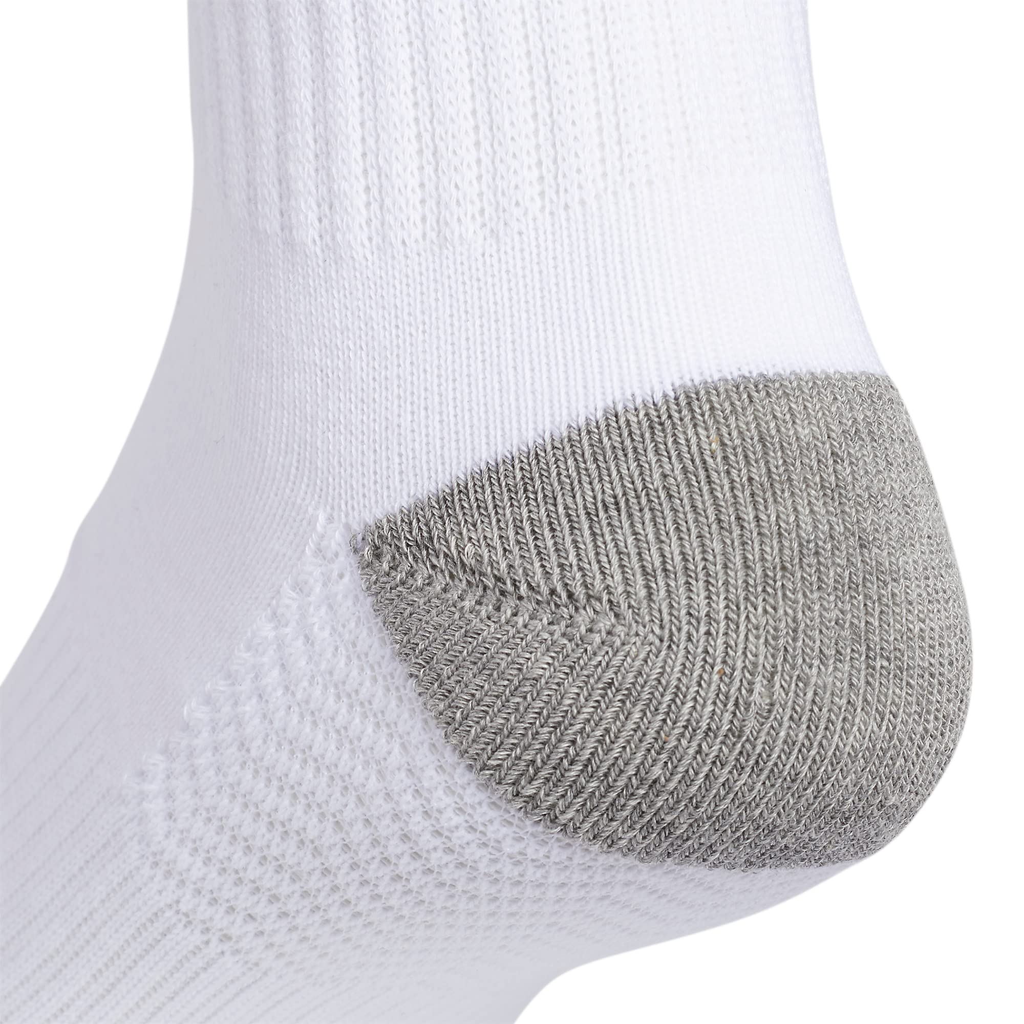 adidas Originals Men's Originals Roller 3-Pack Crew, White/Black/Heather Grey, Large
