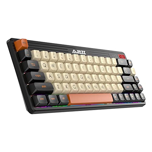 EPOMAKER K690T 65% Hotswappable 2.4Ghz Wireless/Bluetooth 5.0/Wired Mechanical Gaming Keyboard, RGB NKRO with Doubleshot PBT Keycaps, 2000mAh Battery for Win/Mac (Kailh Brown Switch, K690T)