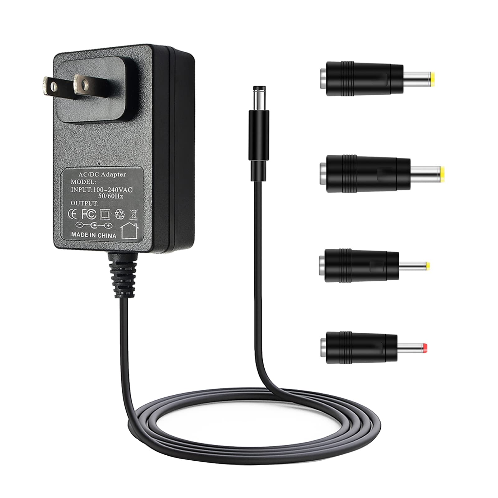 9V 1A AC Adapter DC 9Volt 1000mA Power Supply