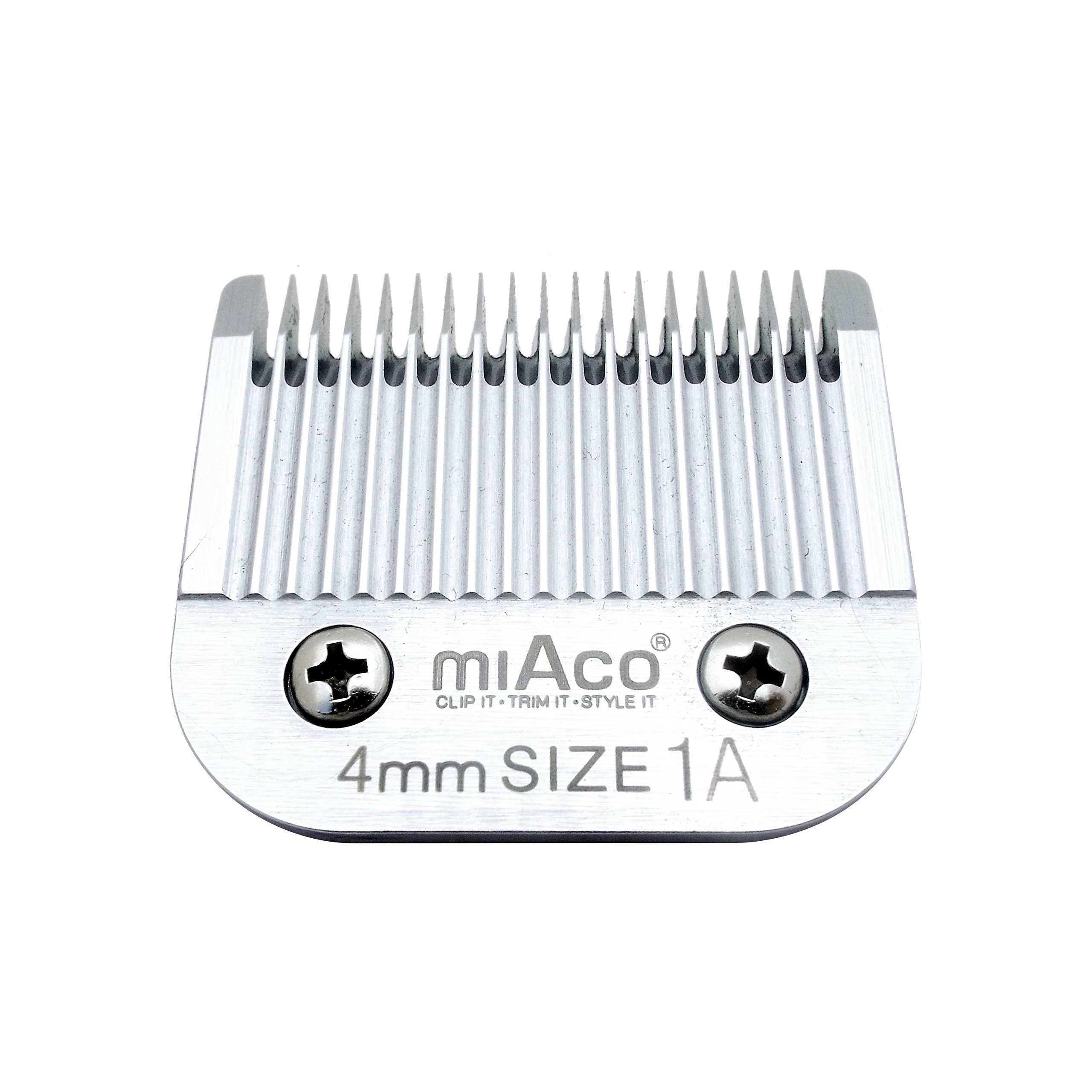 Miaco Size 1A Detachable Clipper Blade fits Oster Classic 76, Andis BGC, BGR, BGRC, MBG