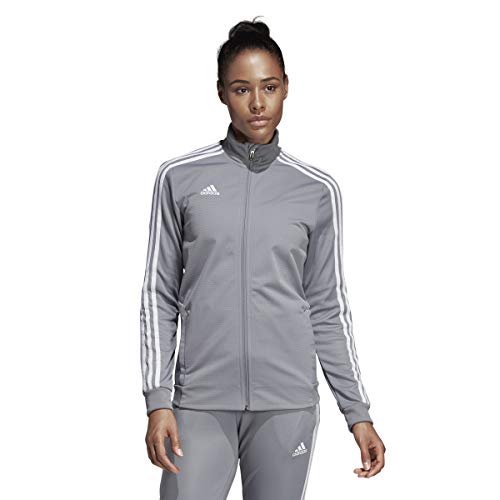 adidas Tiro 19 Training Jacket - Women's Soccer 2XS Grey/Clear Onix/White