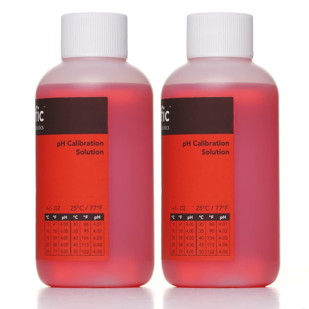 Atlas Scientific pH 4.00 Calibration Solution 125 ml (4oz) [2 Pack]