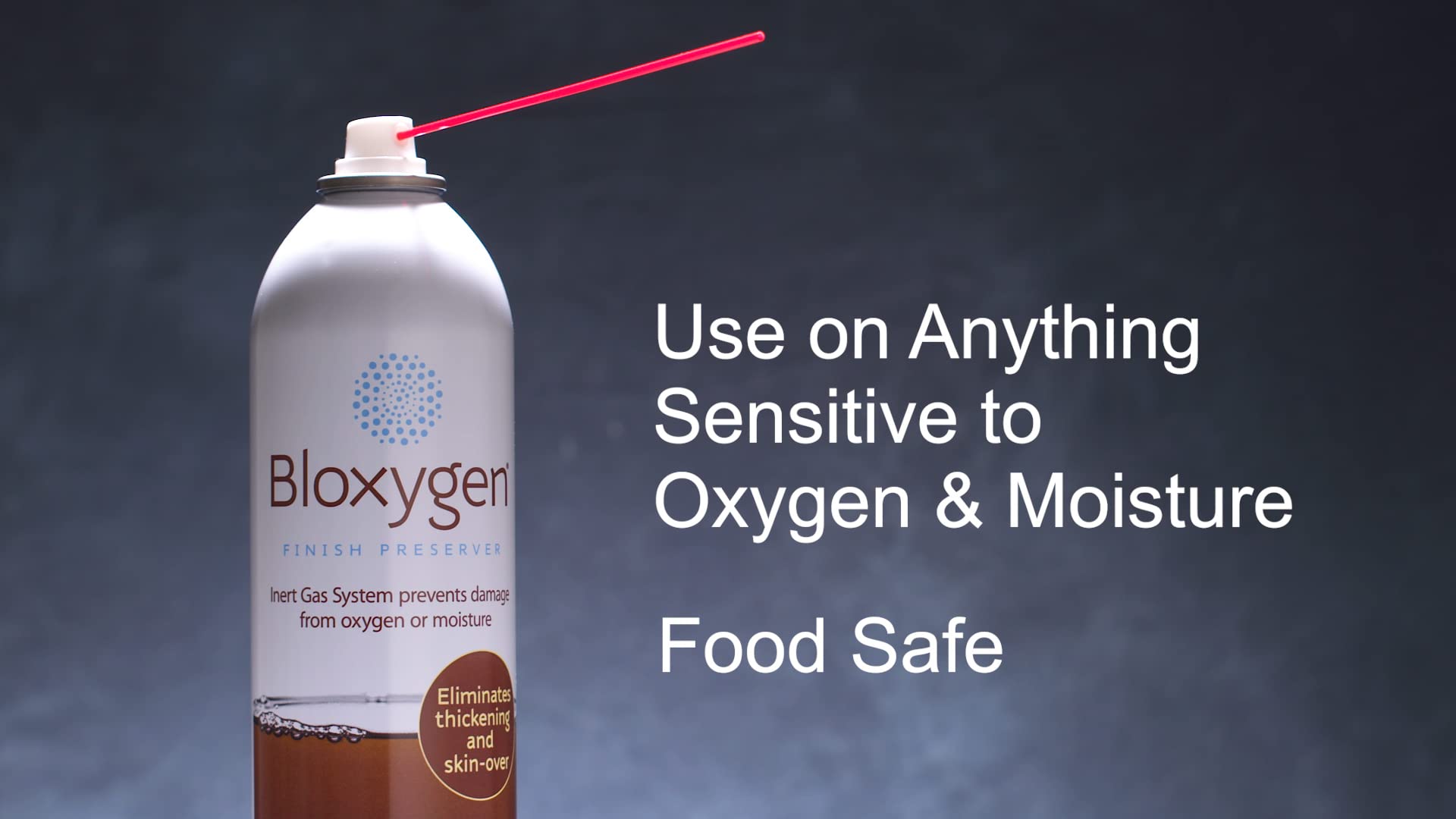 Bloxygen Preserver with Plow and Spout, 2 Cans 0.41 oz. of 100% Natural Argon Gas, Inert Gas Can Preservation System for Paint/Auto Chemicals/Varnish/Food & Wine Preserver, Home Improvement