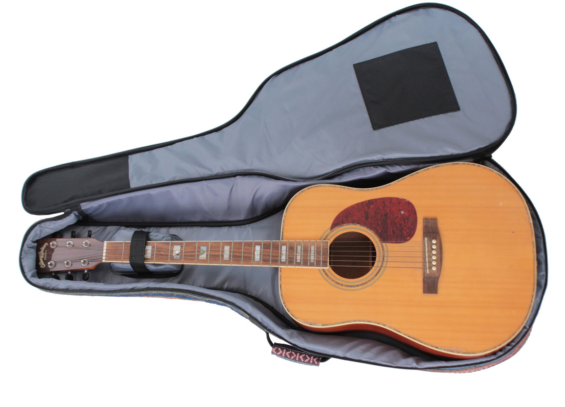 Glenmi Bohemian Acoustic Guitar Case for Girls,Soft Foam Padded 40 41 Inch Guitar Gig Bag Backpack with Neck Protector Pillow Pad,Dual Shoulder Strap&pocket …