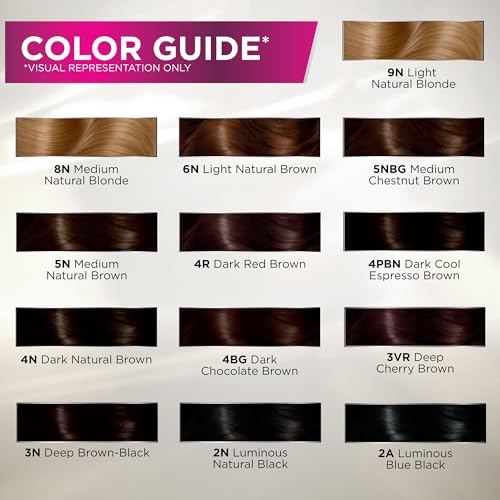 John Frieda Deep Cherry Brown 3VR Permanent Foam Hair Color, 1 Application