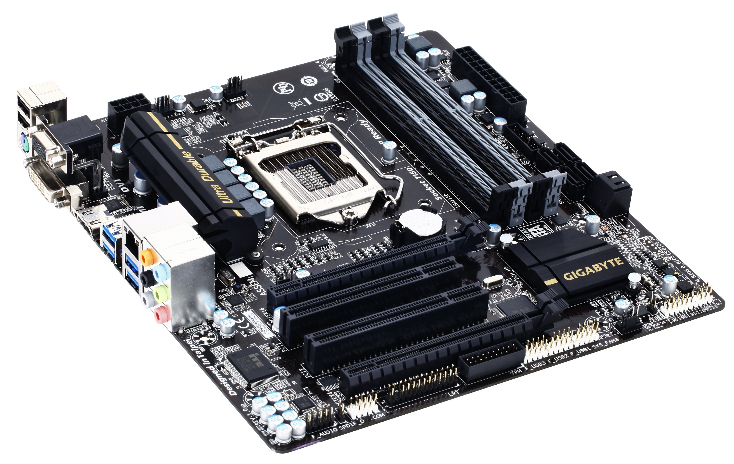 Gigabyte LGA 1150 Intel H87 HDMI SATA 6Gbps USB 3.0 Micro ATX DDR3 1600 Intel Motherboards GA-H87M-D3H