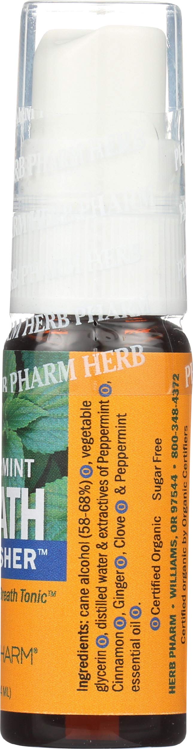 Herb Pharm, Tonic Breath Peppermint Organic, 0.47 Fl Oz