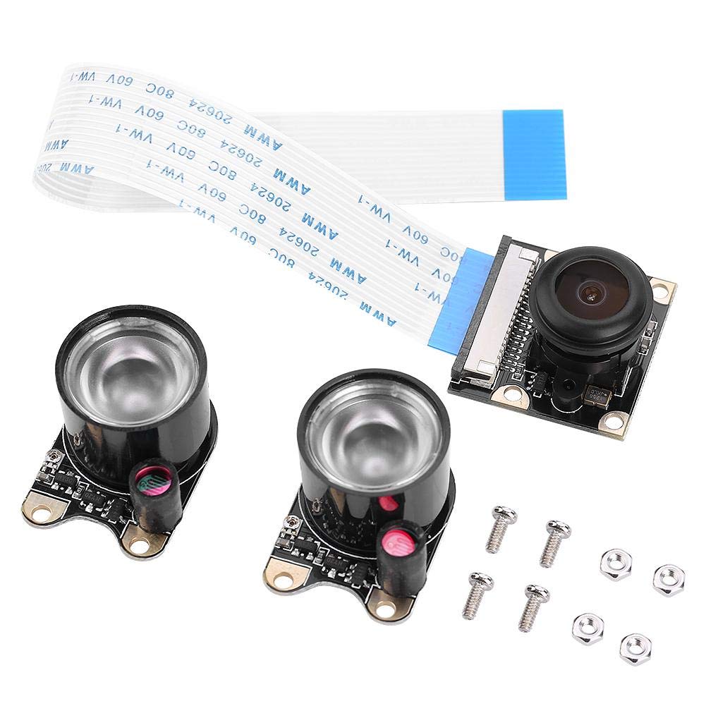 Fosa Camera Module For 3/2/B Wide Angle Fisheye Lens With Fill Light 160 Degrees 5MP 1080P OV5647 Sensor HD Video Webcam Supports Night Vision SC15