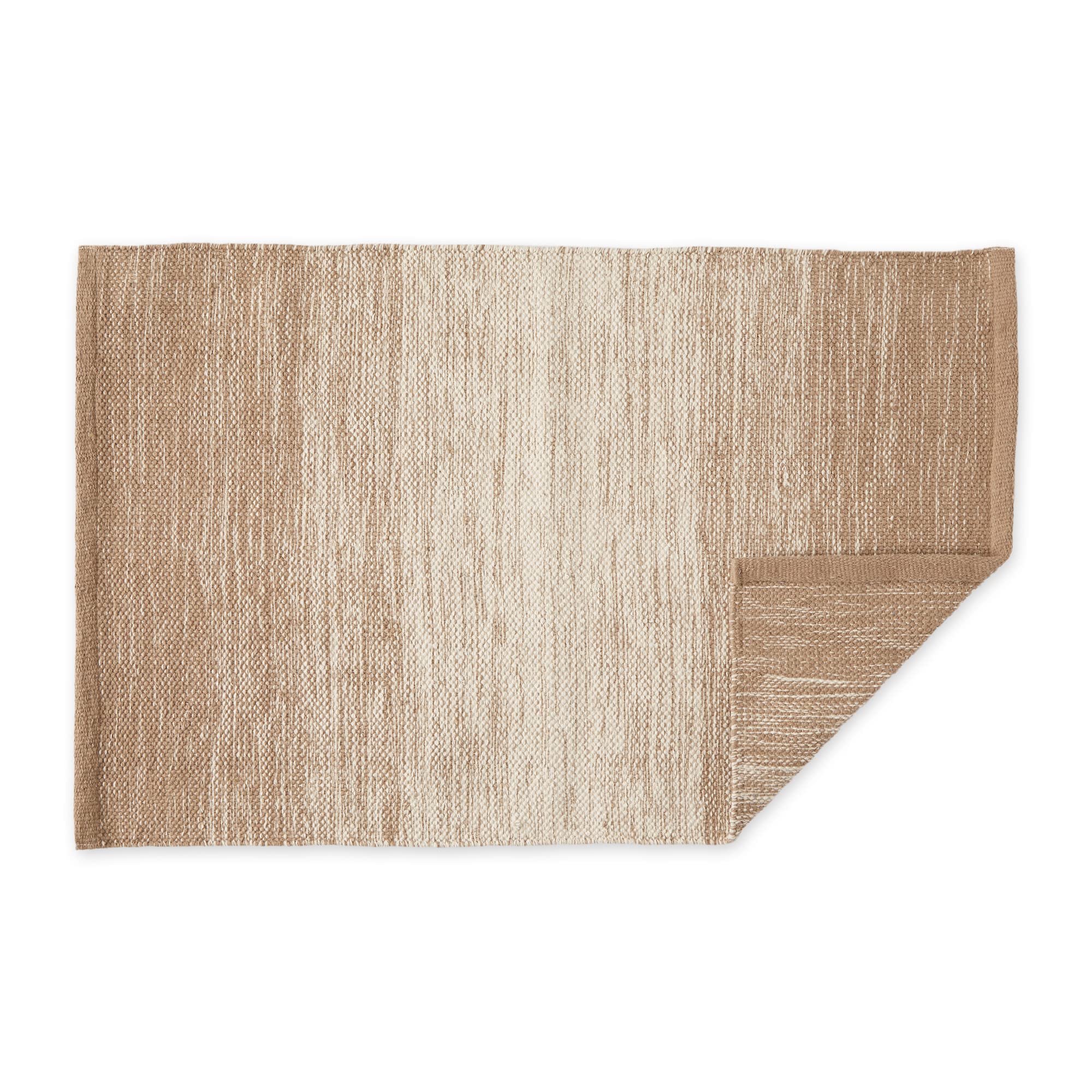 DII Woven Cotton Throw Rug, Area Rugs for Kitchen, Bedroom, Bathroom or Entry Way, Small Rug, 2x3, Ombre Stone