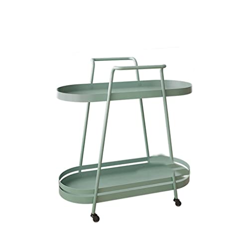 BHVXW Wrought Iron Living Room Sofa Side Table Home Balcony Trolley Nordic Dormitory Coffee Tables Restaurant Cart