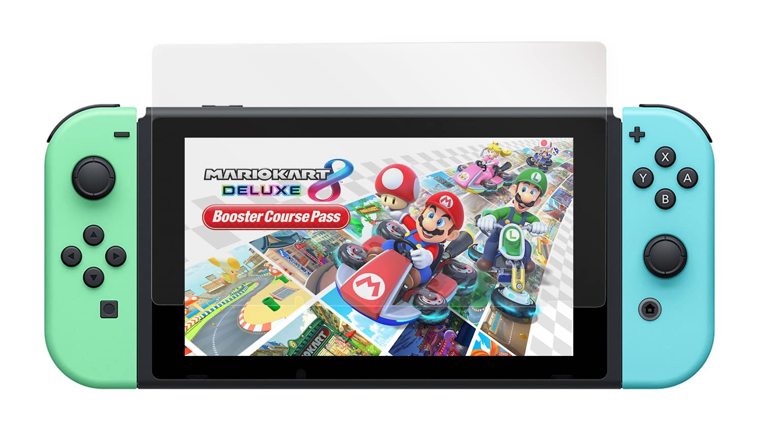 Aomuca Screen Protector for Nintendo Switch 2017,2 Pack,Tempered Glass Film,Ultra Clear