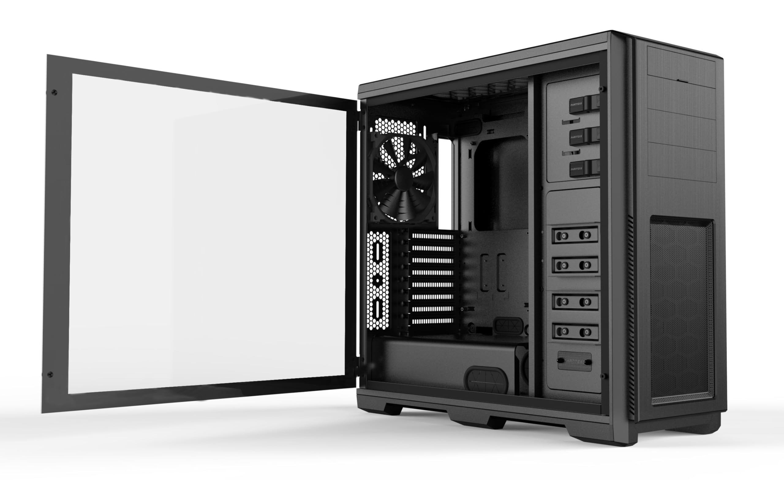 Phanteks (PH-ES614PTG_BK) Enthoo Pro ATX Chassis, Tempered Glass, Intergrated RGB Lighting, Black