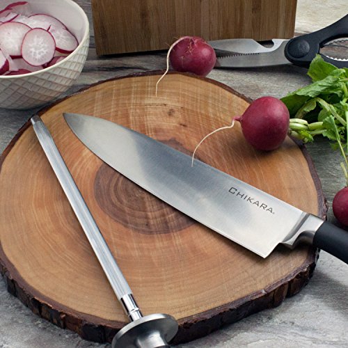 GINSU Chikara Series Forged 8" Chef's Knife - Premium 420J Stainless Steel Kitchen Knife