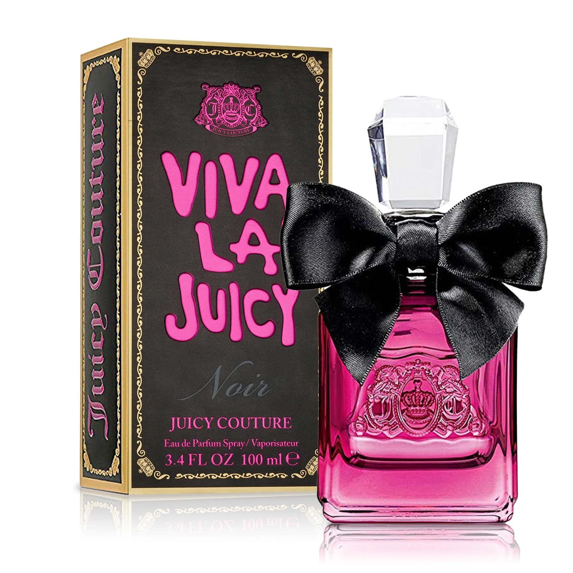 Juicy Couture Viva La Juicy Noir Eau De Parfum, Women's Perfume with Notes of Wild Berries, Gardenia & Amber - Fruity & Floral Perfume for Women, EDP Spray, 3.4 fl oz