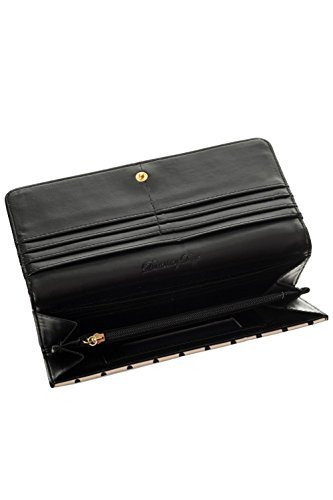 Dancing Days Carla 50's Vintage Style Polka Dot Wallet - Black