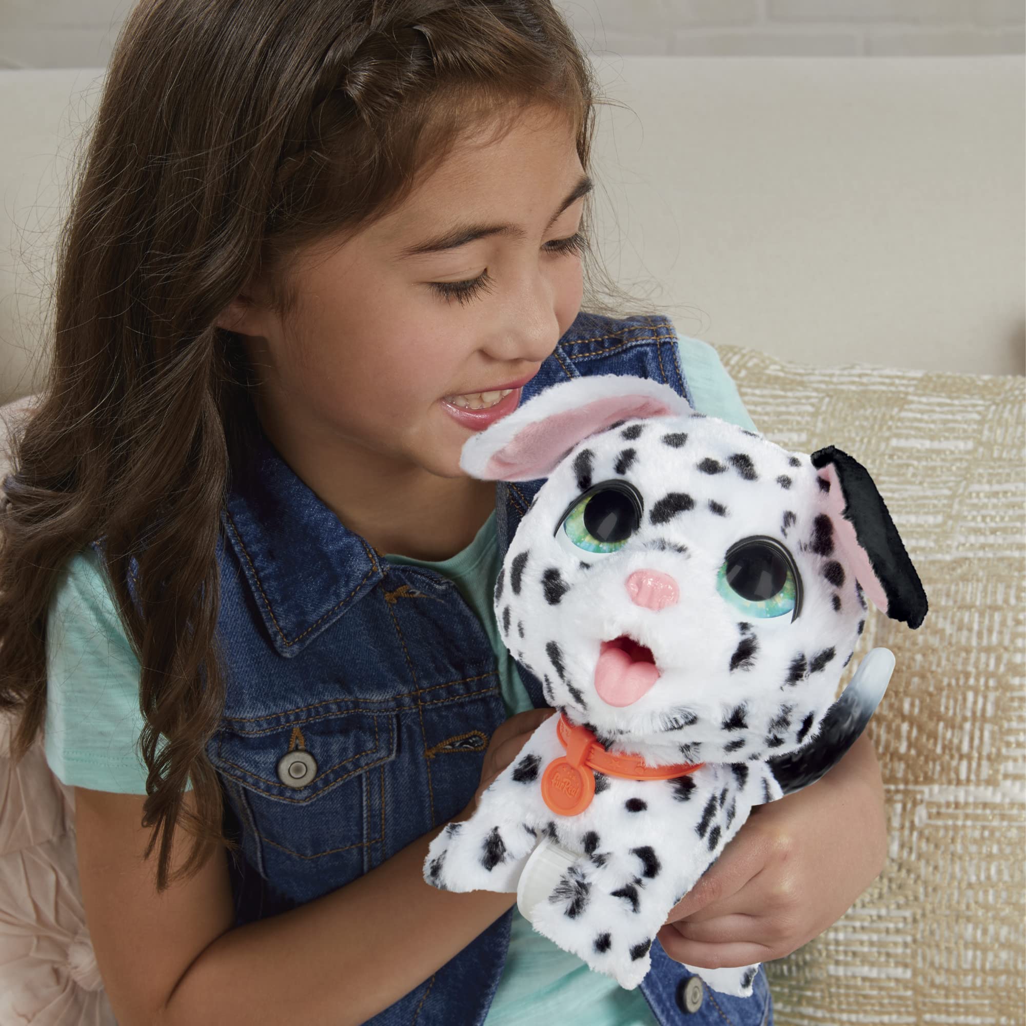 furReal Poopalots Big Wags Interactive Toy Dalmatian with 9 Treats and Poop Scooper, for Girls and Boys Ages 4 and Up
