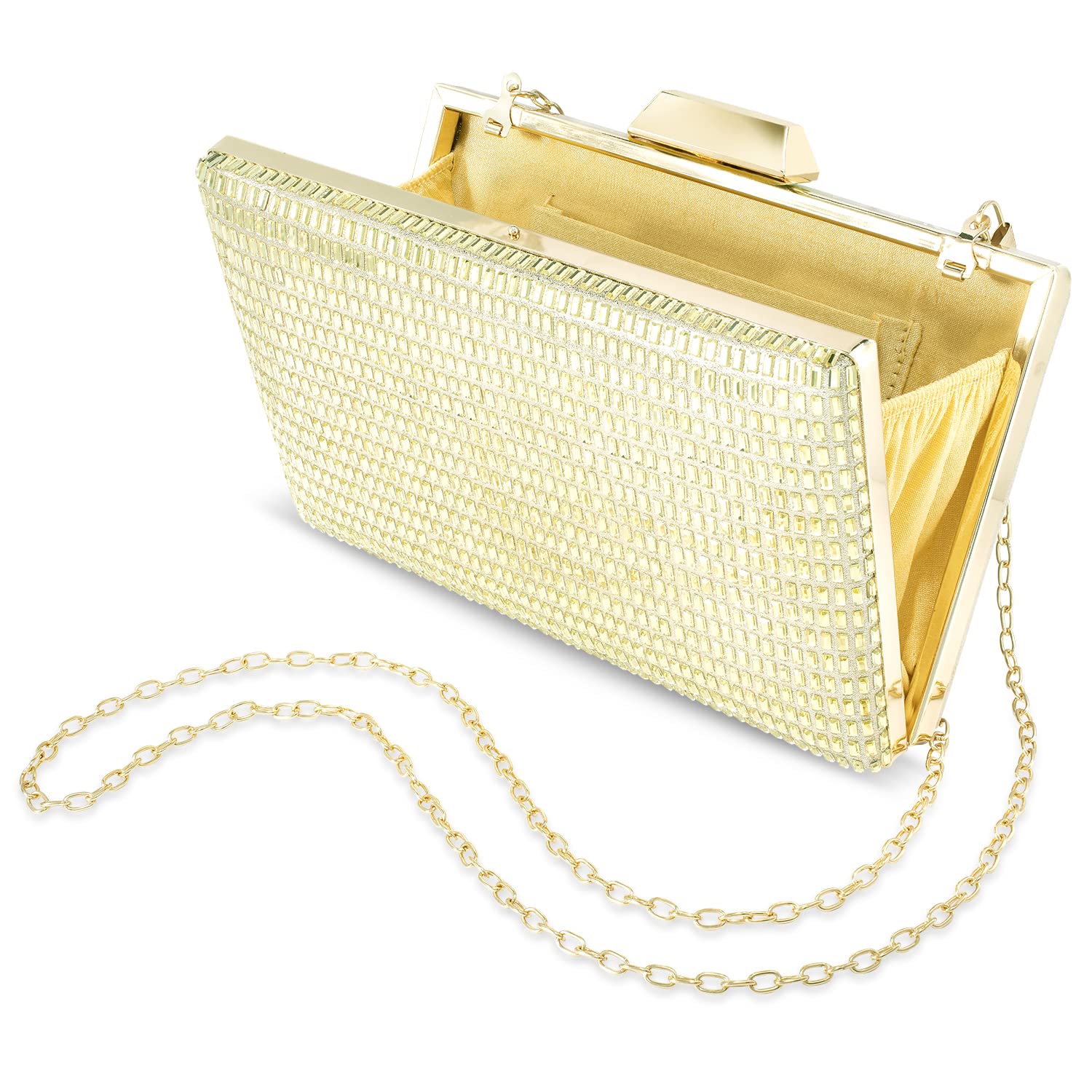 Aheli Clutch Purses Gift for Women Wedding Handmade Evening Handbags Party Bridal Clutch