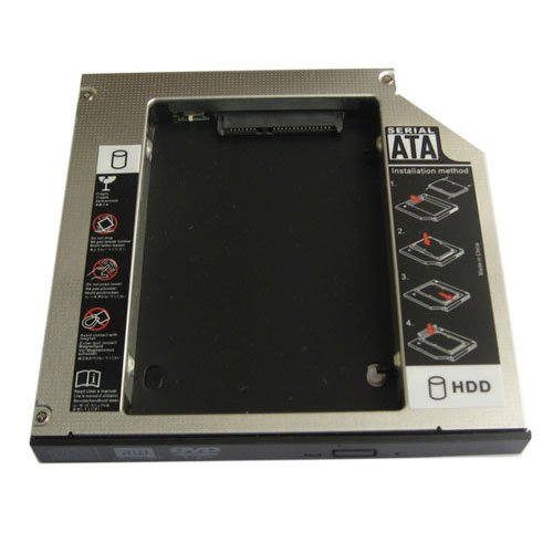 Generic 2nd Sata Hard Drive Ssd Caddy Adapter for Dell Latitude E5430 E5510 E5530