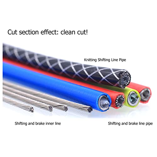 Aoutecen Brake Wire Cut Plier, Sturdy Steel Rebound Spring Brake Cable Cutter Effort Saving for Road Bike