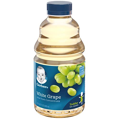 Gerber 100% White Grape Juice, 32-Ounce Bottles (Pack of 6)