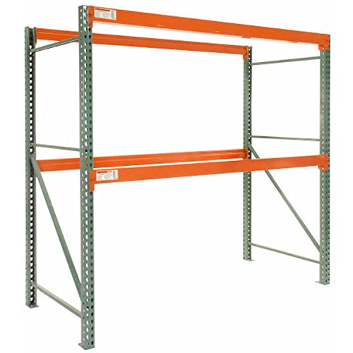 Global Industrial Teardrop Pallet Rack Starter, 96"W X 42"D X 144"H