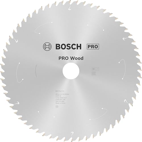 Bosch Professional 2608837736 Blade Standard (for Wood, 254 x 30 x 2.2 mm, 60 Teeth Accessories: Cordless Circular Saw), 254 mm x 30 mm Diameter