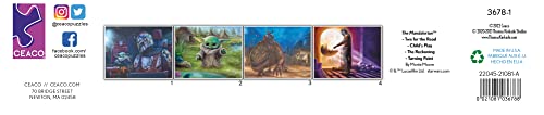 Ceaco - 4 in 1 Multipack - Thomas Kinkade - Mandalorian Collection - (4) 500 Piece Jigsaw Puzzles
