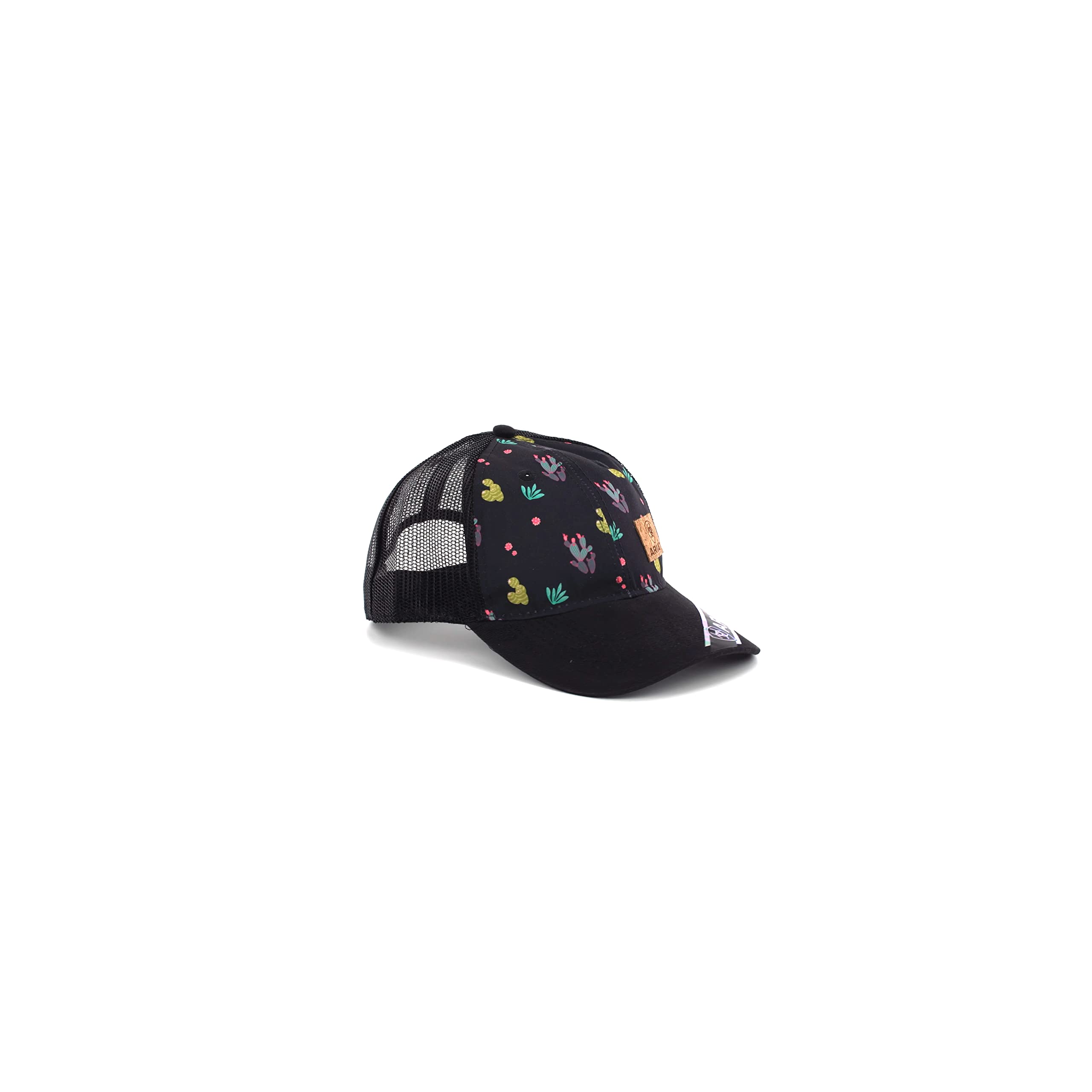 ARIAT Women's Black Cactus Cap with Snapback Closure